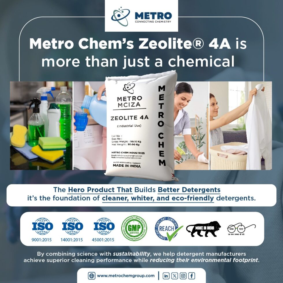Zeolite 4A Manufacturer and Supplier – Metro Chem Industries